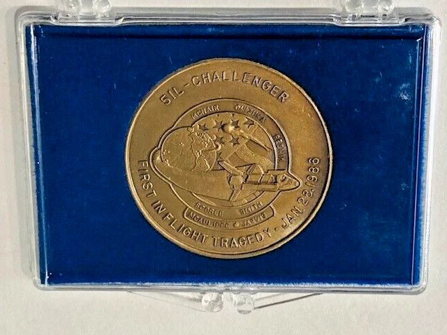 Space Shuttle Challenger Coins