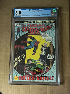 Amazing Spider-Man #115 CGC 8.0 "DOCTOR OCTOPUS" 1970🕷️🕷 CREAM To Off ...