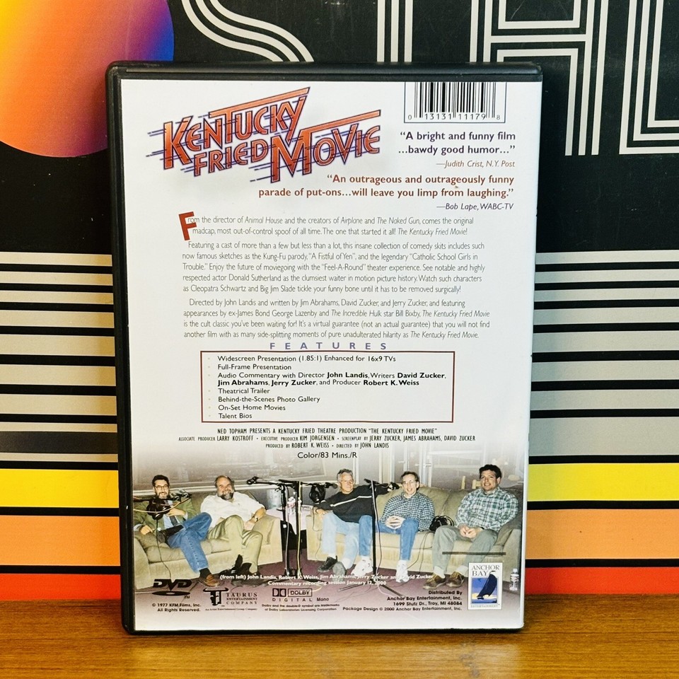 Kentucky Fried Movie 1977 DVD Donald Sutherland Comedy 13131111798| eBay