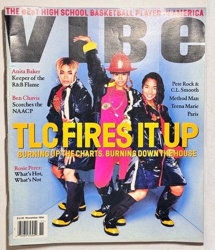 VIBE Magazine November 1994 TLC Fire It Up Redman Teena Marie Benjamin ...