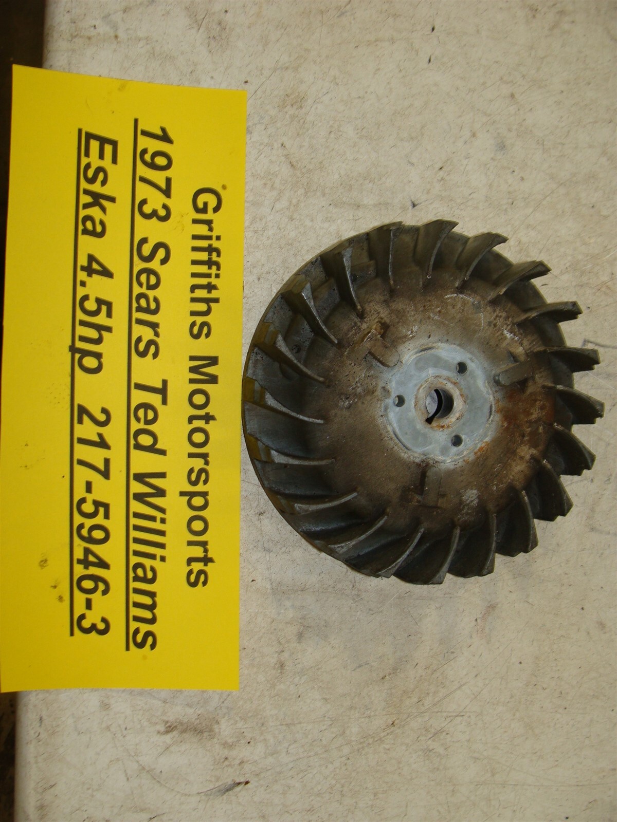 1973 Sears Tecumseh 4.5hp outboard motor Ted williams flywheel | eBay