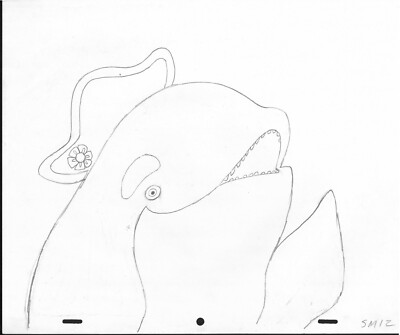 Sea World Commercial OPD: Shamu Original Production Drawing Whale Water ...