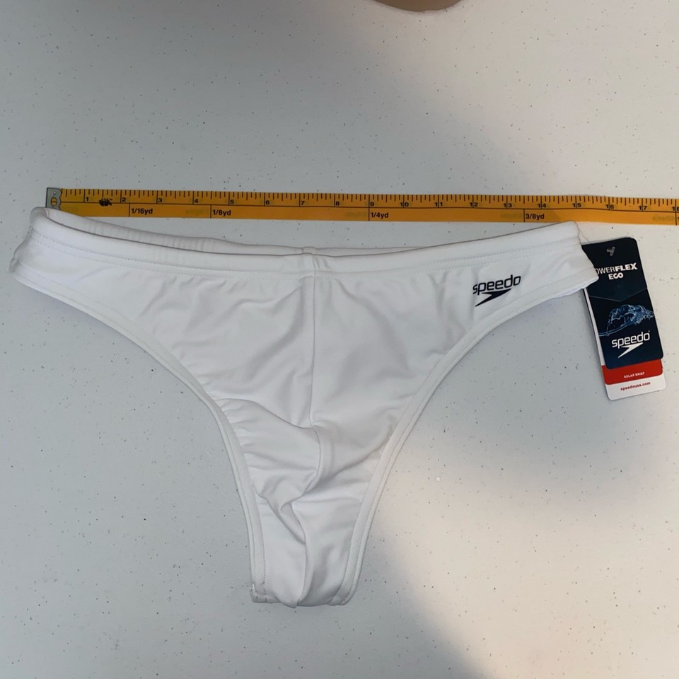 Modified Speedo Solar Thong Bikini White Size 36 | eBay