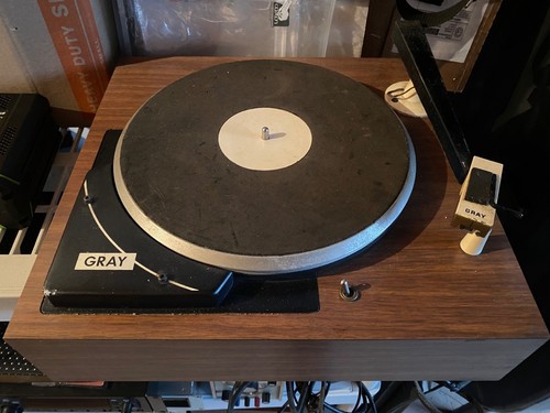 Gray Research HSK 33 Vintage Turntable, Gray 212 Tonearm, Audio ...