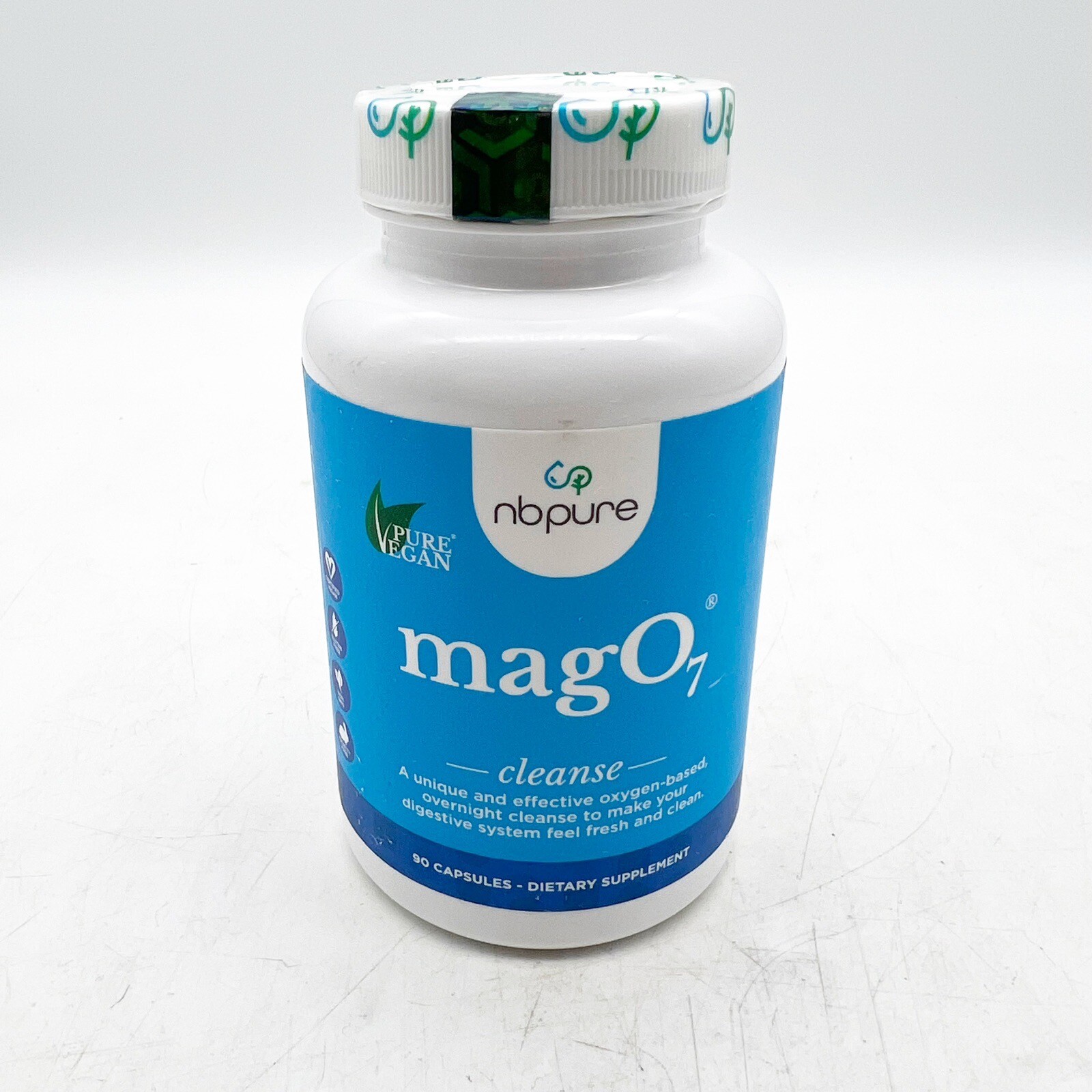 NB Pure Mag O7, Ultimate Digestive System Cleanse Pure Vegan 90 Caps ...