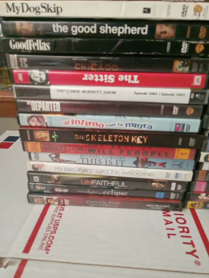 Lot Of 40 Used Adult Movie Collection Dvds Estate Sale ~ Trl1#432 | eBay