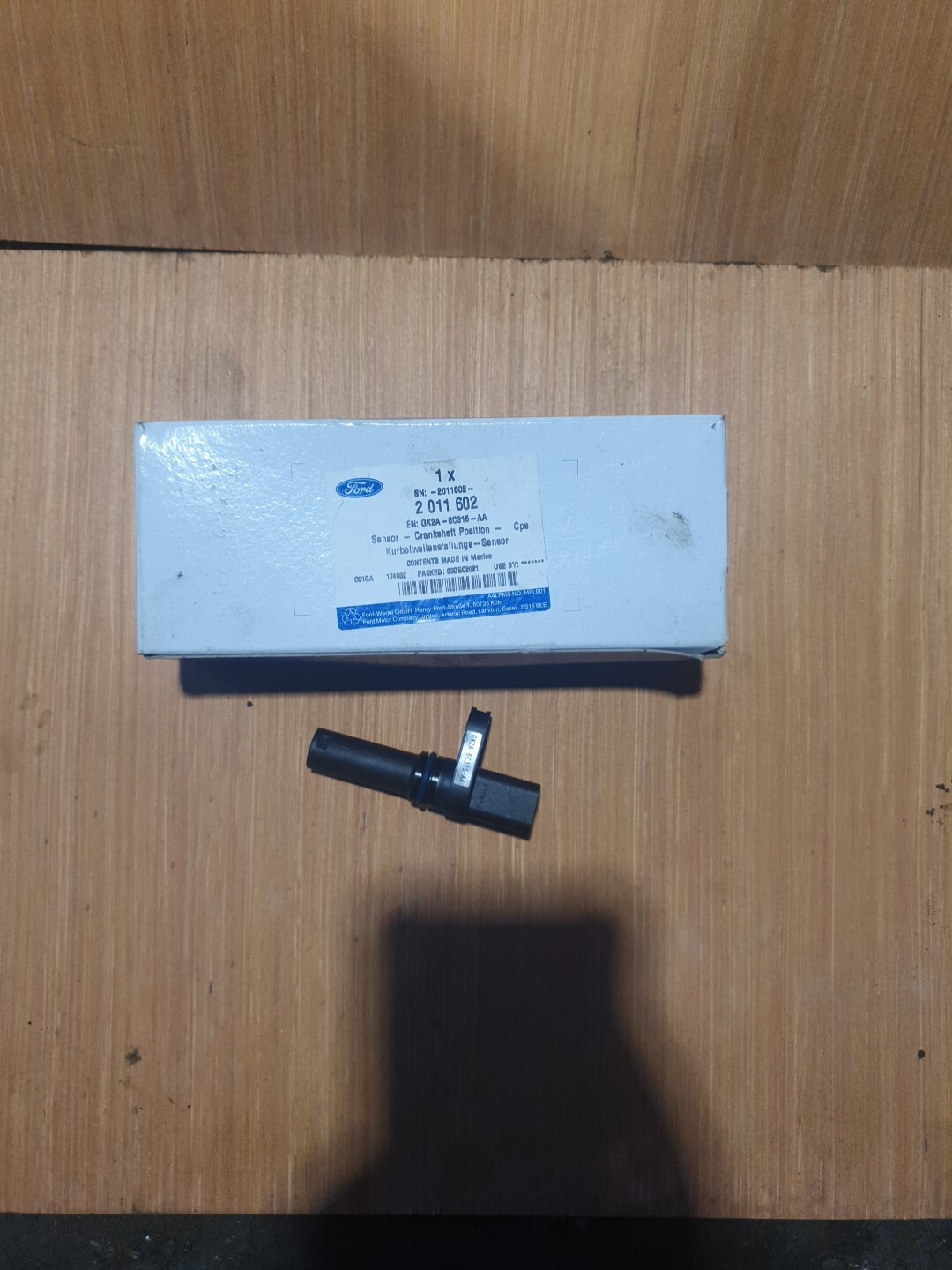 Genuine Ford TRANSIT Mk8 Custom Crankshaft Position Sensor 2011602 for ...