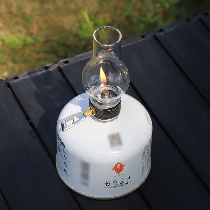 Portable Camping Gas Candle Lamp Light Compact Butane Gas Light Use for ...