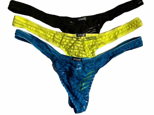 IKingsky Men’s XXL Semi Sheer Thong Underwear Lot Of 3 | eBay