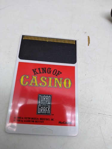 Turbo Express 16 Grafx NEC King of Casino Video Game HuCard | eBay