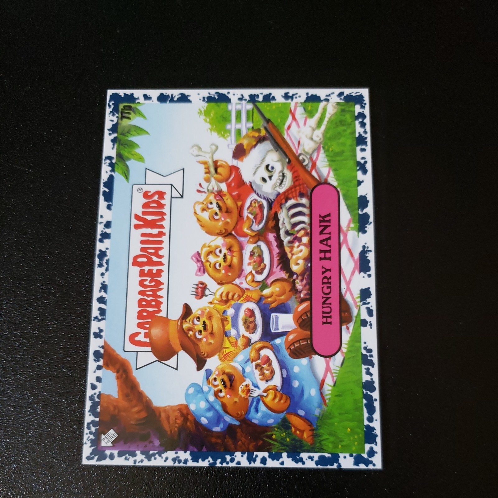 HUNGRY HANK 77b GARBAGE PAIL KIDS 2022 BOOK WORMS BLACK GPK CARD | eBay