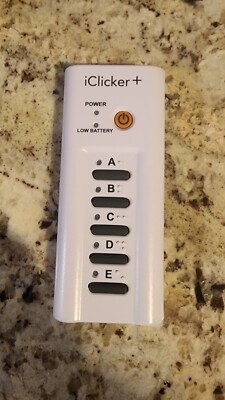 iClicker + Plus Student Response Remote Control model RLR15 Working RC1 ...