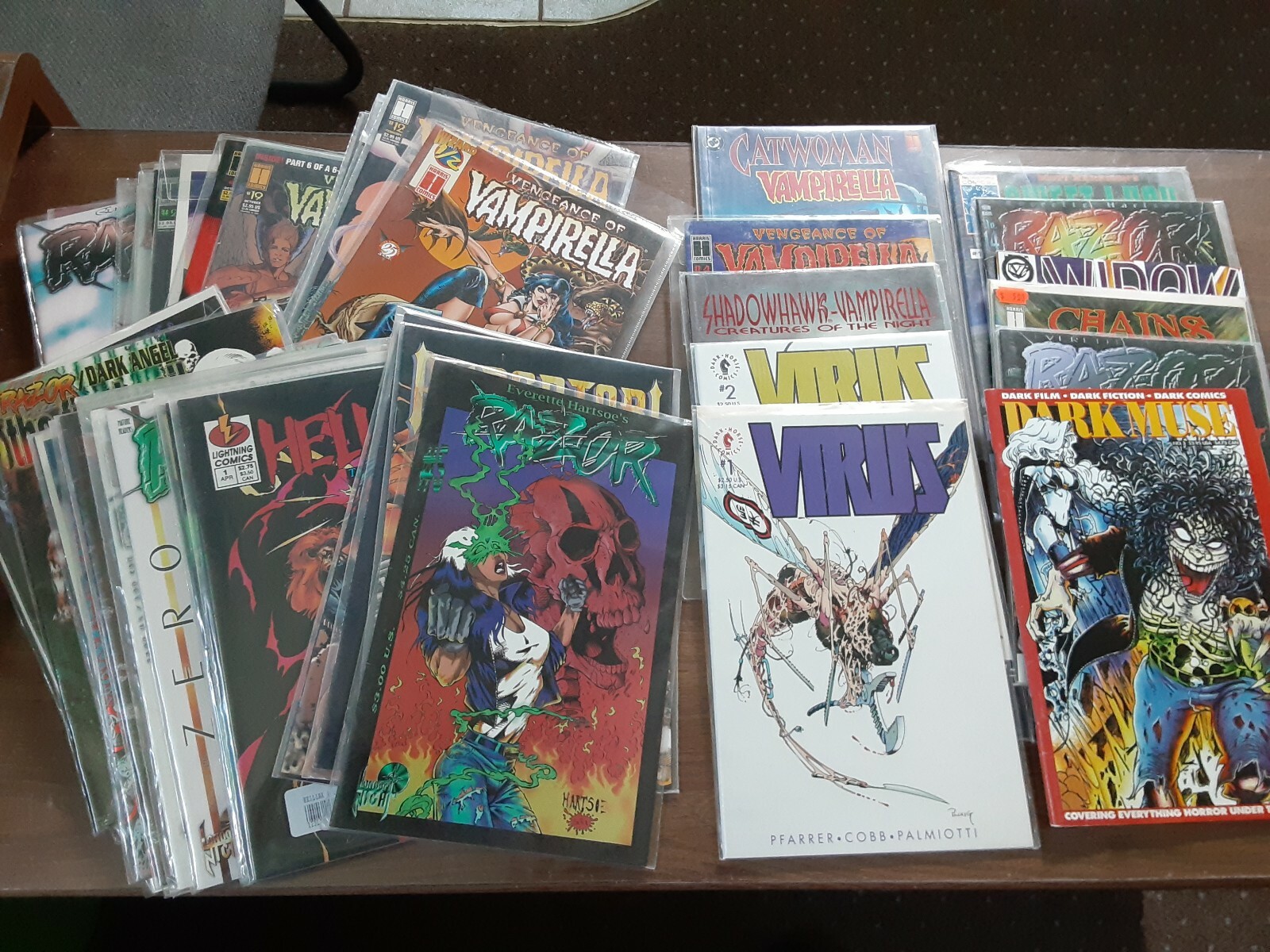 Vampirella Razor Widow Virus Sade Harrisons Dark Muse 48 comics | eBay