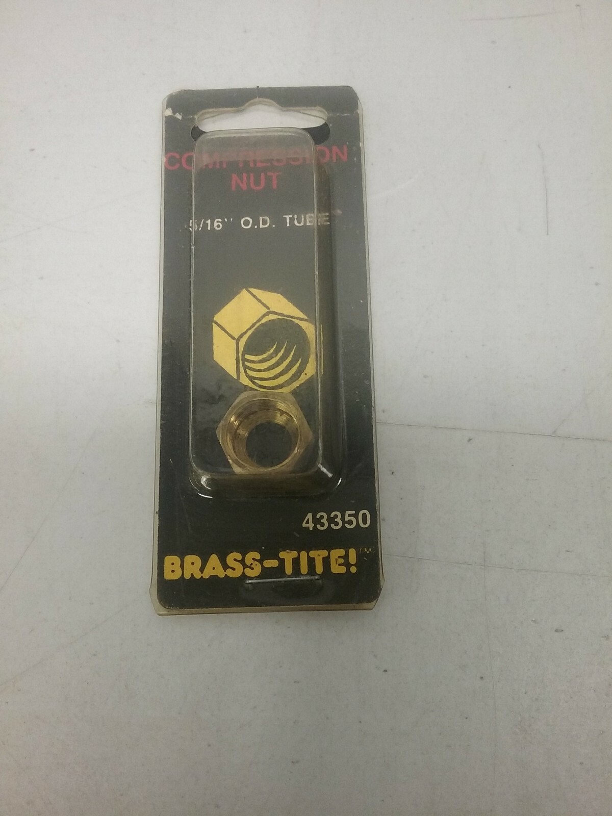 43350 Motormite Brass-Tite Compression Nut 5/16" O.D. Tube for sale ...