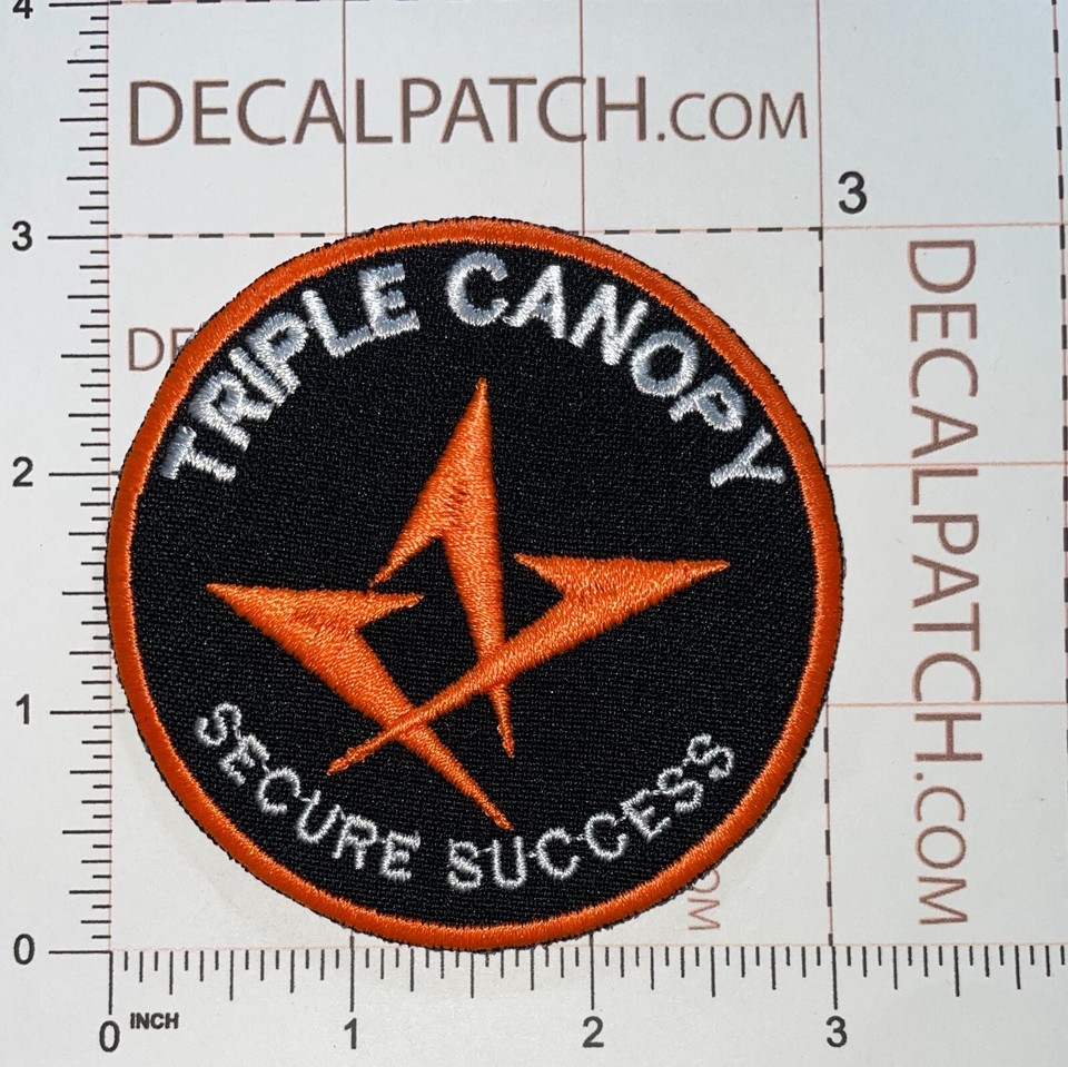 Triple Canopy Secure Success Security Mercenary Soldier Patch 3" Repro ...