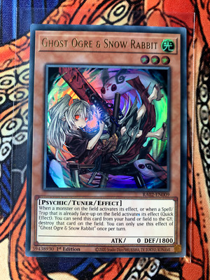 Ghost Ogre & Snow Rabbit :: Ultra Rare :: RA02-EN009 1st Edition YuGiOh ...