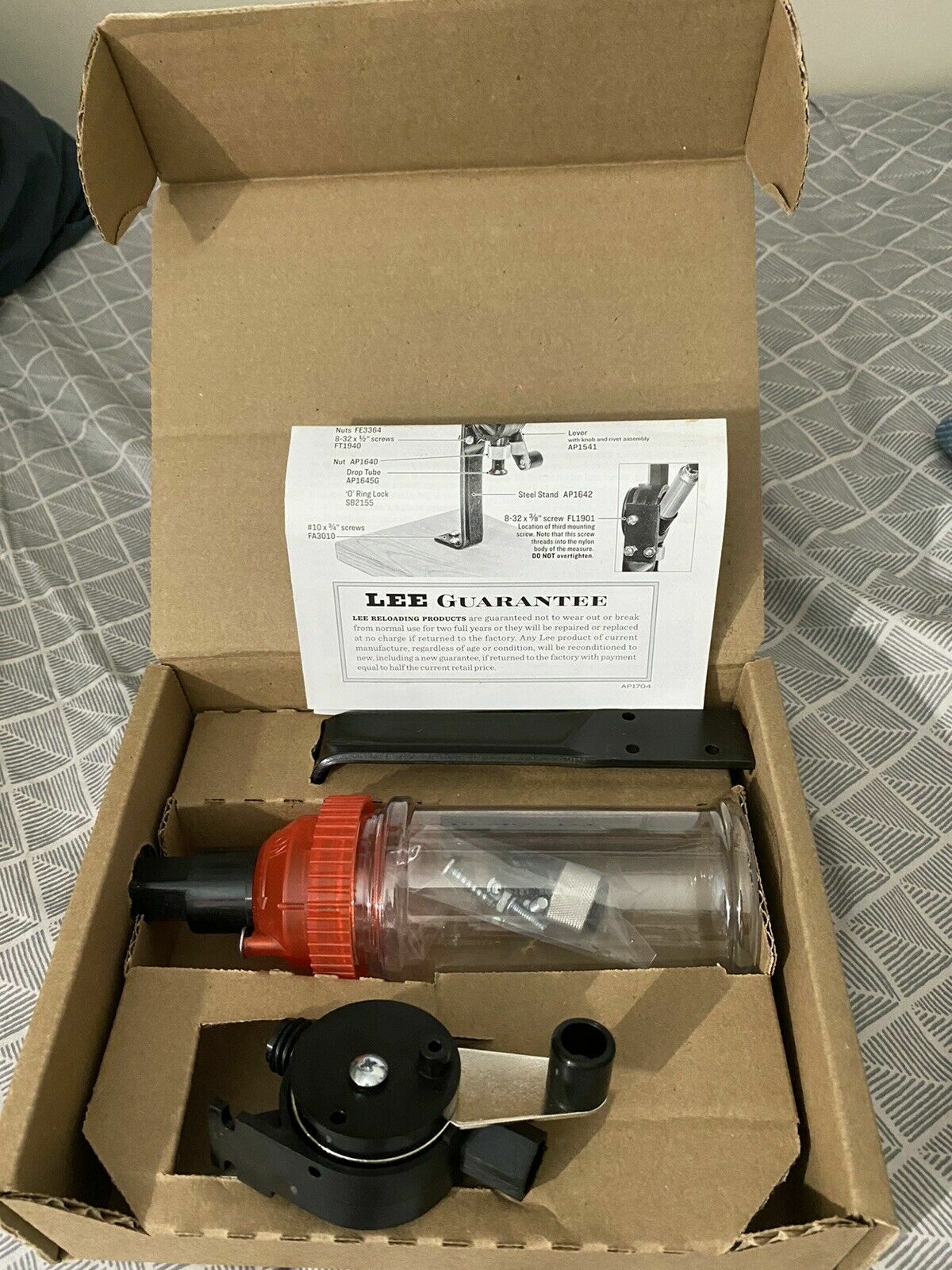 Lee Precision Reloading Perfect Powder Measure New Design Reservoir ...