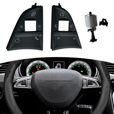 Seamless Fit Steering Wheel Buttons for Various For Skoda Car Interiors ...