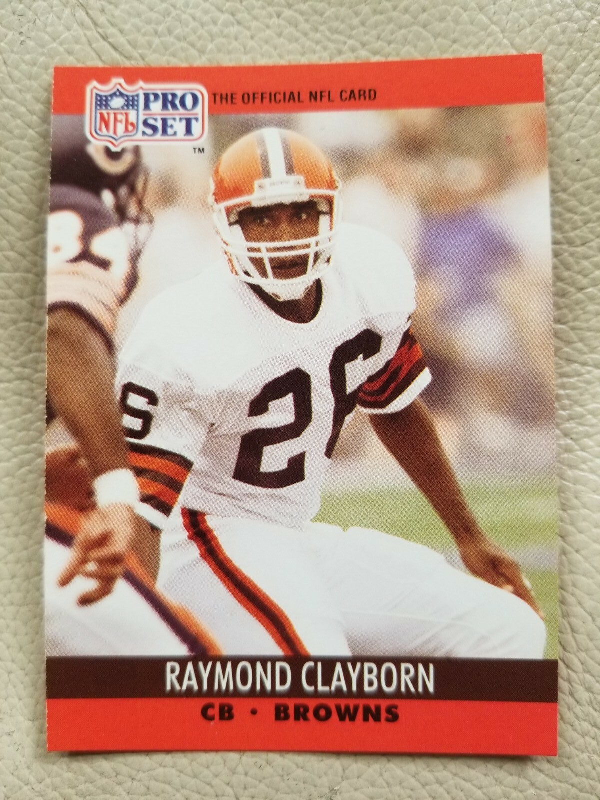 Raymond Clayborn Cleveland Browns Cornerback Pro Set 1990 Card #471 | eBay