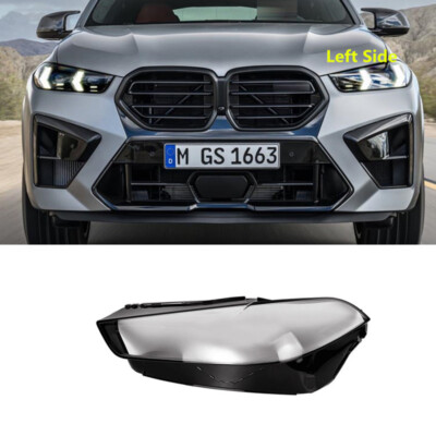 Left Side Headlight Transparent Lens Housing For BMW X5 X6 F95 F96 2024 ...
