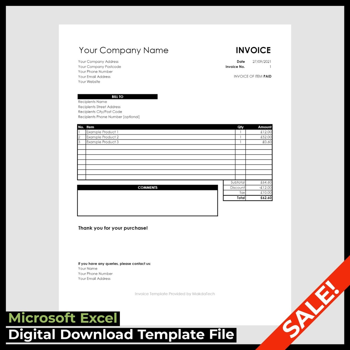 Excel Receipt Template Free Simple Receipt Templates [20+ Designs]