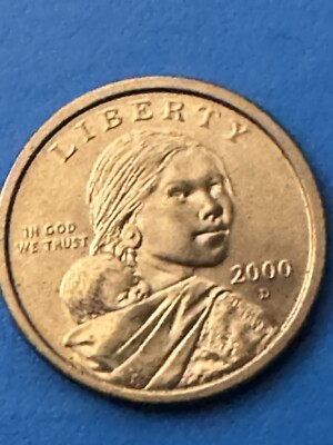 2000 D Sacagawea One Dollar Coin US Liberty Gold Color | eBay