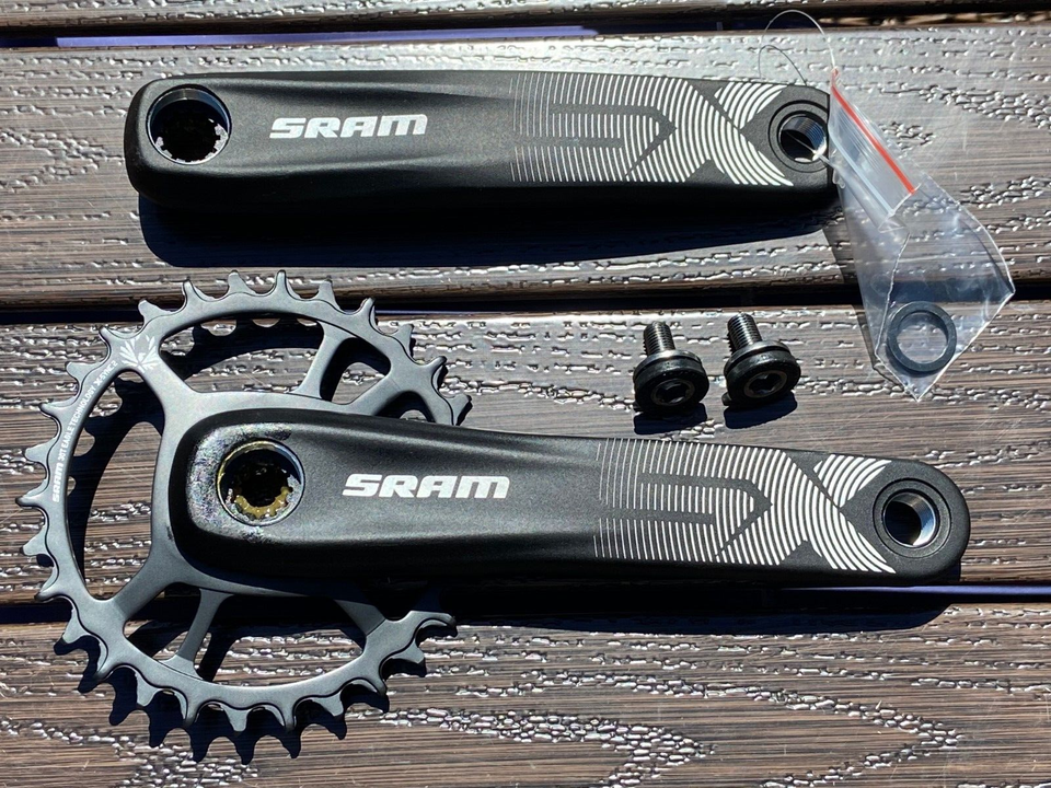 New SRAM SX Eagle MTB Crankset Powerspline 11-12s 30t BOOST 148mm 52mm ...