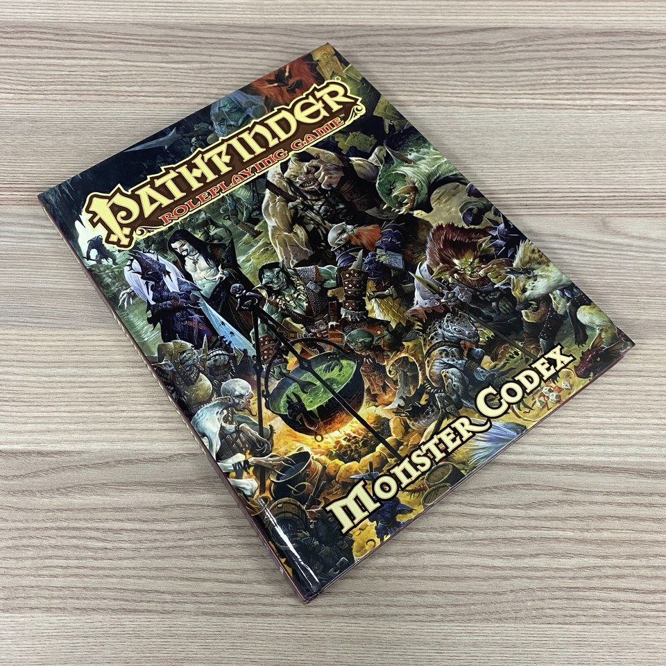PATHFINDER ROLEPLAYING GAME FANTASY MONSTER CODEX RULEBOOK HARDBACK SOURCEBOOK | eBay