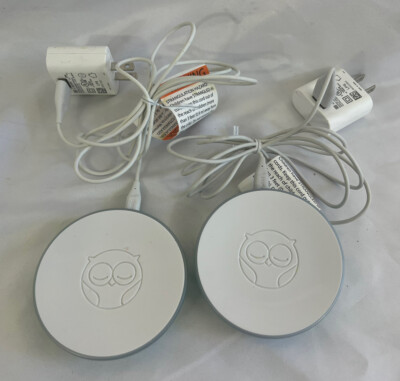 (2) Owlet Baby Care Model OBS 1.1 Smart Sock 2 WiFi Base Stations ...