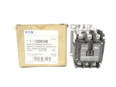 EATON C25DNF340B SER. E1 208-240V 40A NSMP | eBay