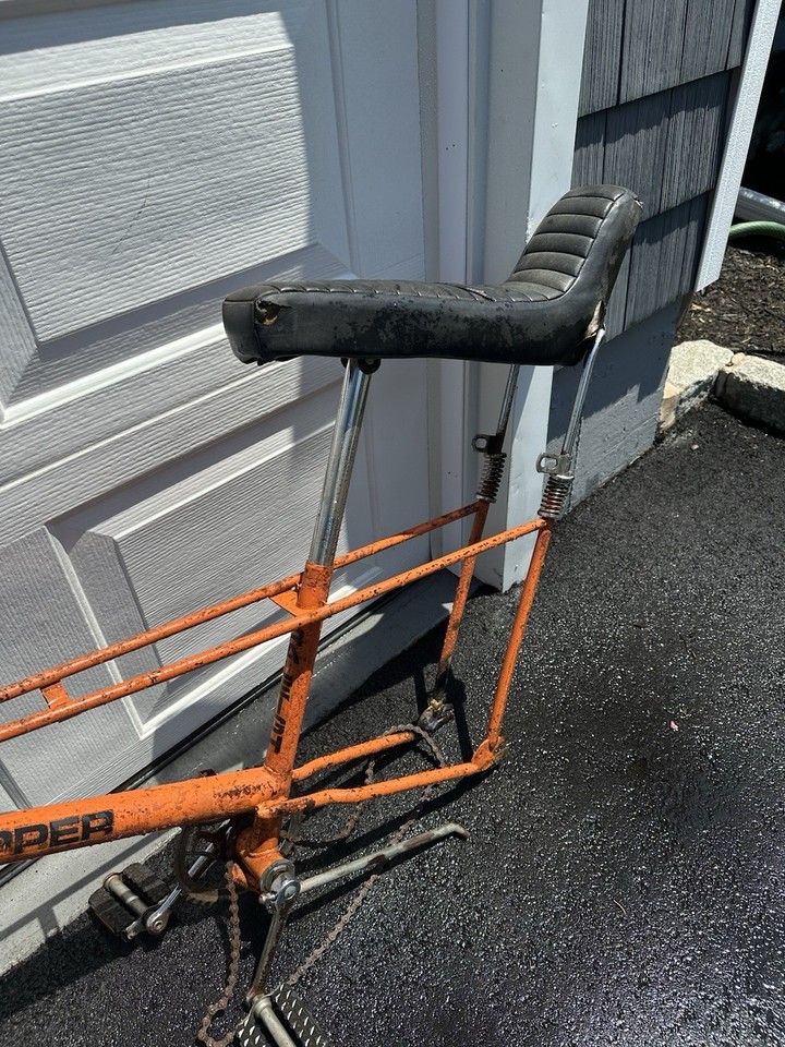 RALEIGH CHOPPER Muscle Bike Survivor Project Orange | eBay