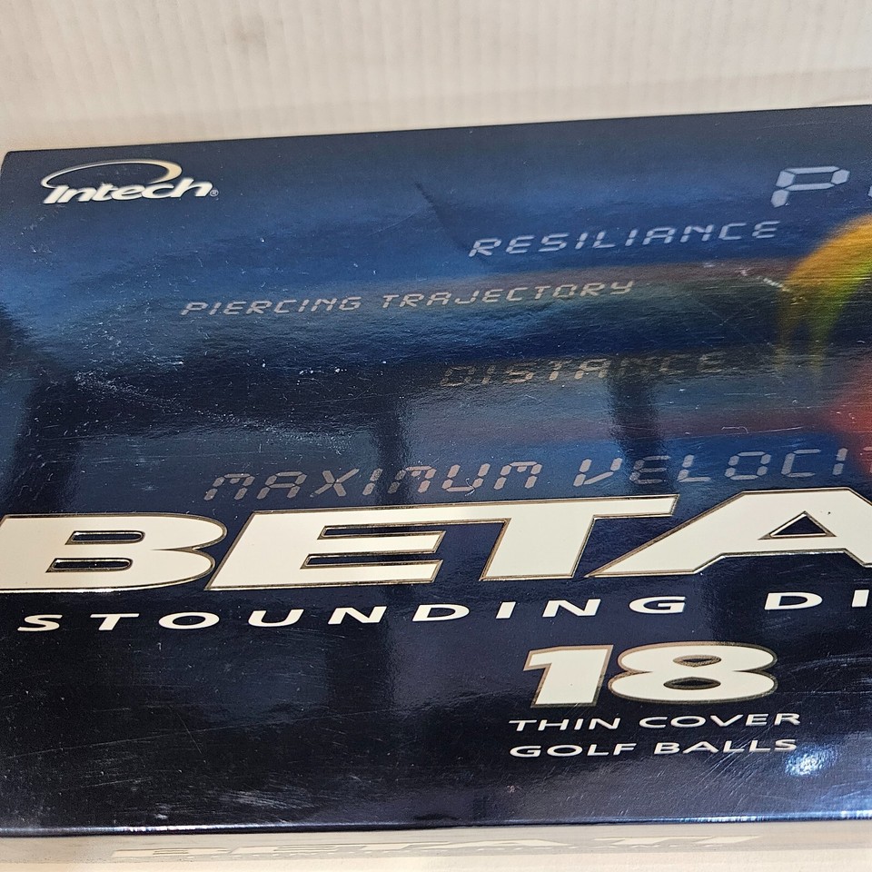 Intech Beta TI Power 18 Golf Balls Thin Cover Max Velocity Distance Soft Feel | eBay
