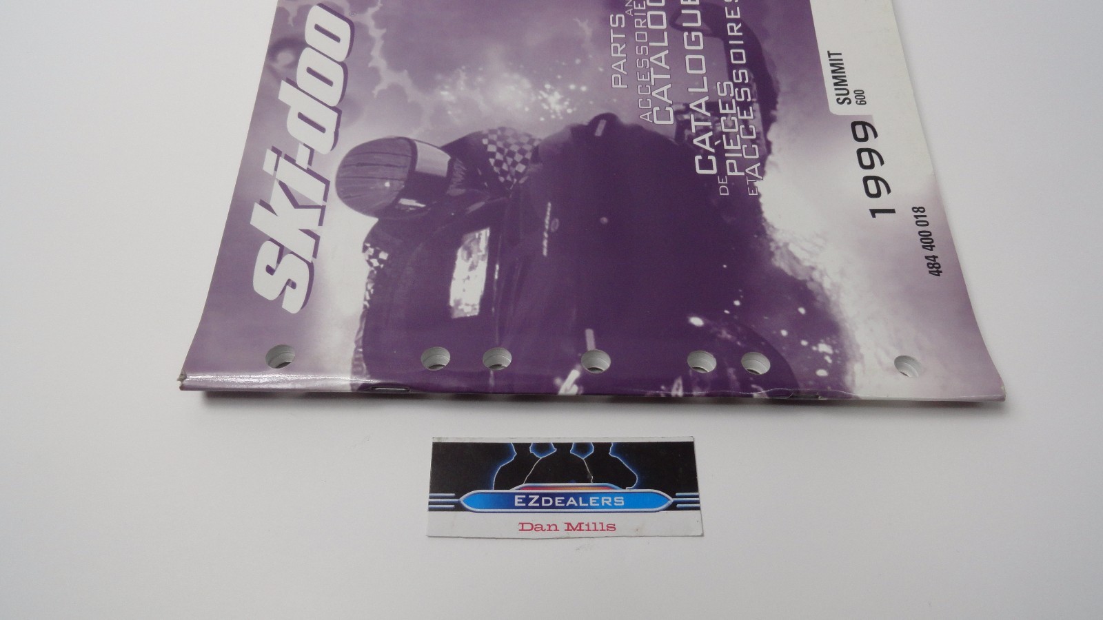 Ski-Doo Snowmobile 1999 SUMMIT 600,Parts Manual Catalog Book | eBay