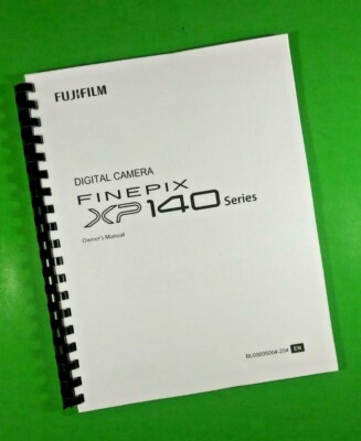 Owners Manual for Fujifilm XP140 Camera 180 Pages W/Clear Covers! | eBay