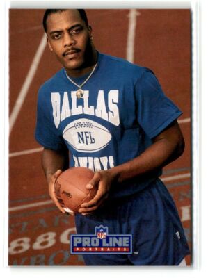 1991 Pro Line Portraits FOOTBALL #35 Issiac Holt Dallas Cowboys | eBay