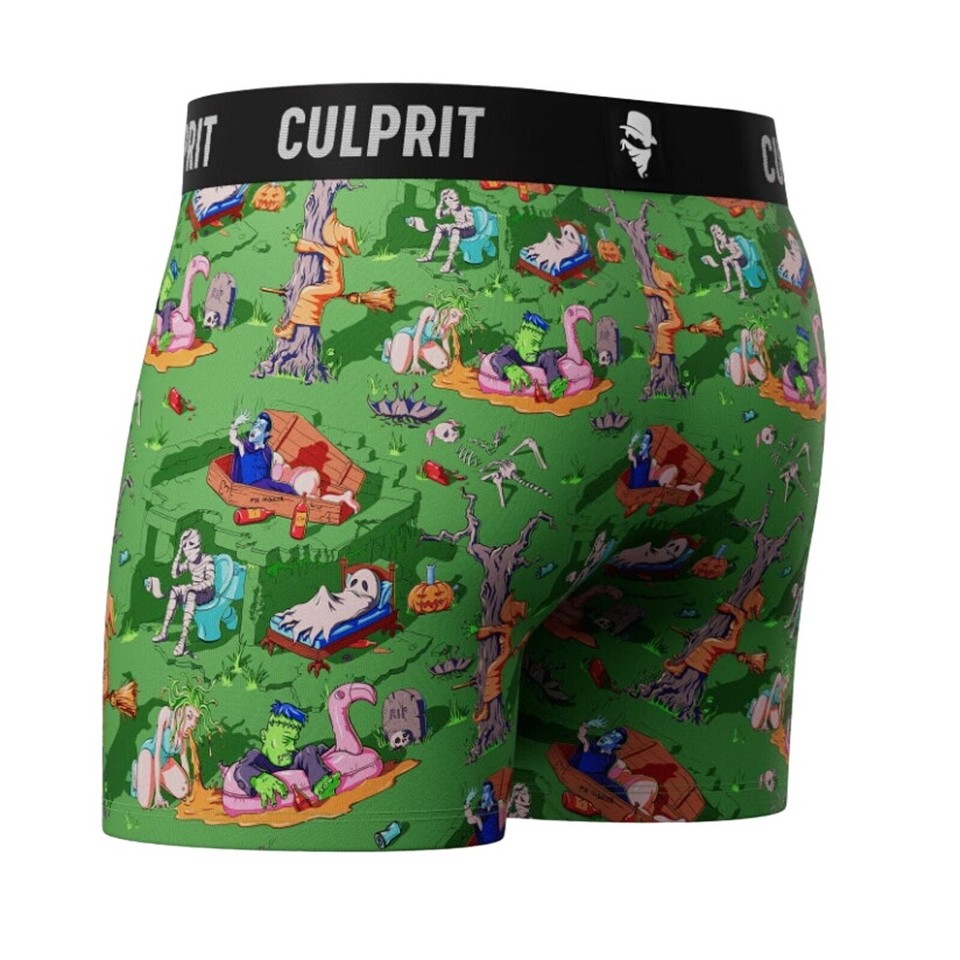 Culprit Boxer Briefs w/Fly in Monster Hangover, Size M | eBay