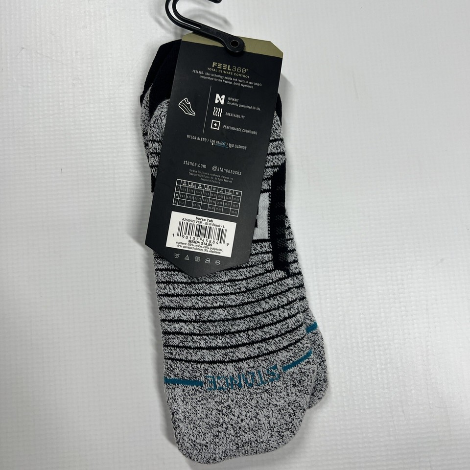 Stance Versa Tab Socks Size Large NWT | eBay
