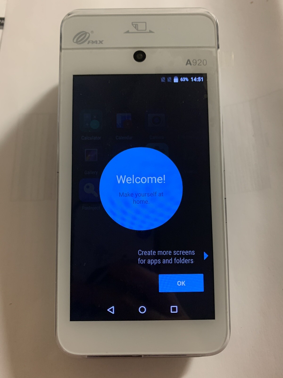 PAX A920 Smart Mobile Tablet Terminal Wireless Card Reader | eBay