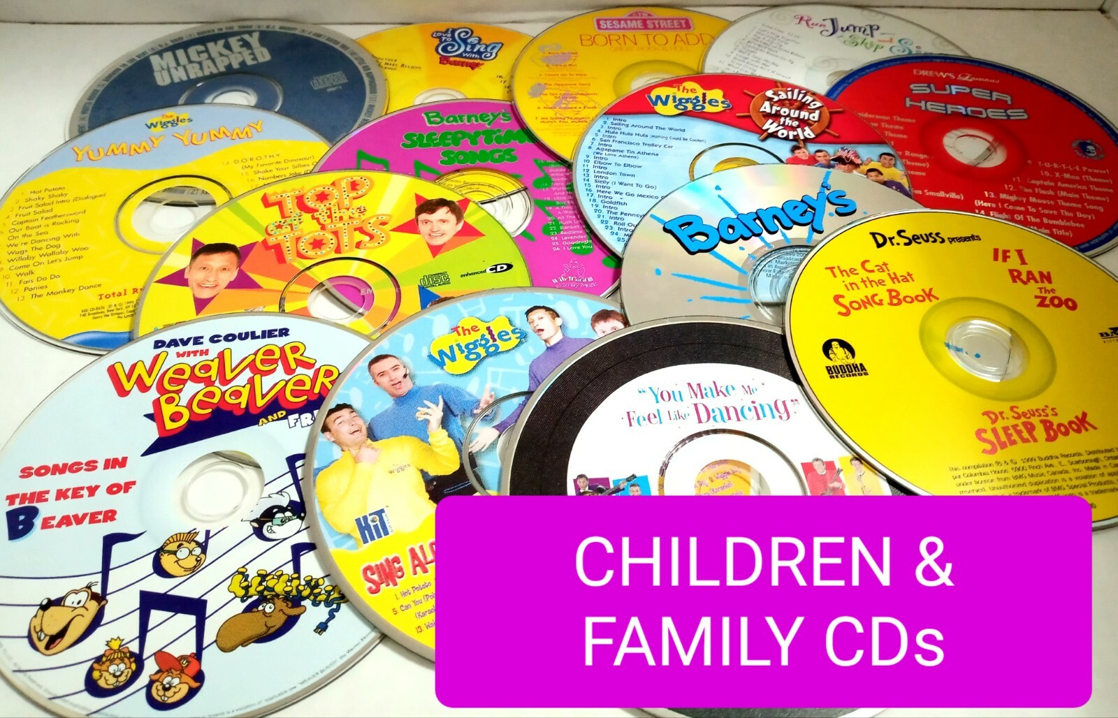 CHILDREN & FAMILY Genuine COMPACT DISCS *CD & Artwork ONLY* YOUR CHOICE ...