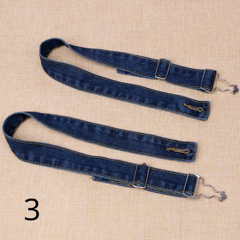 1 Pair Detachable Denim Suspender Straps for Jeans Overall Bib Pants ...
