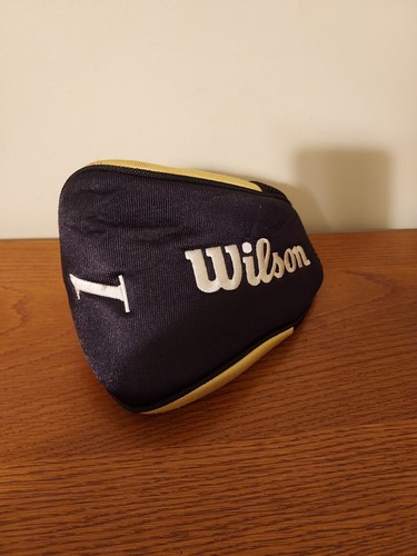 WILSON 1 Driver Golf Club Black/Gold Replacement Headcover w/ Sock. E ...