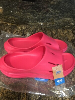 NEW Hoka Ora Recovery Slide 3 Raspberry Sandals Mens 11 shoes | eBay