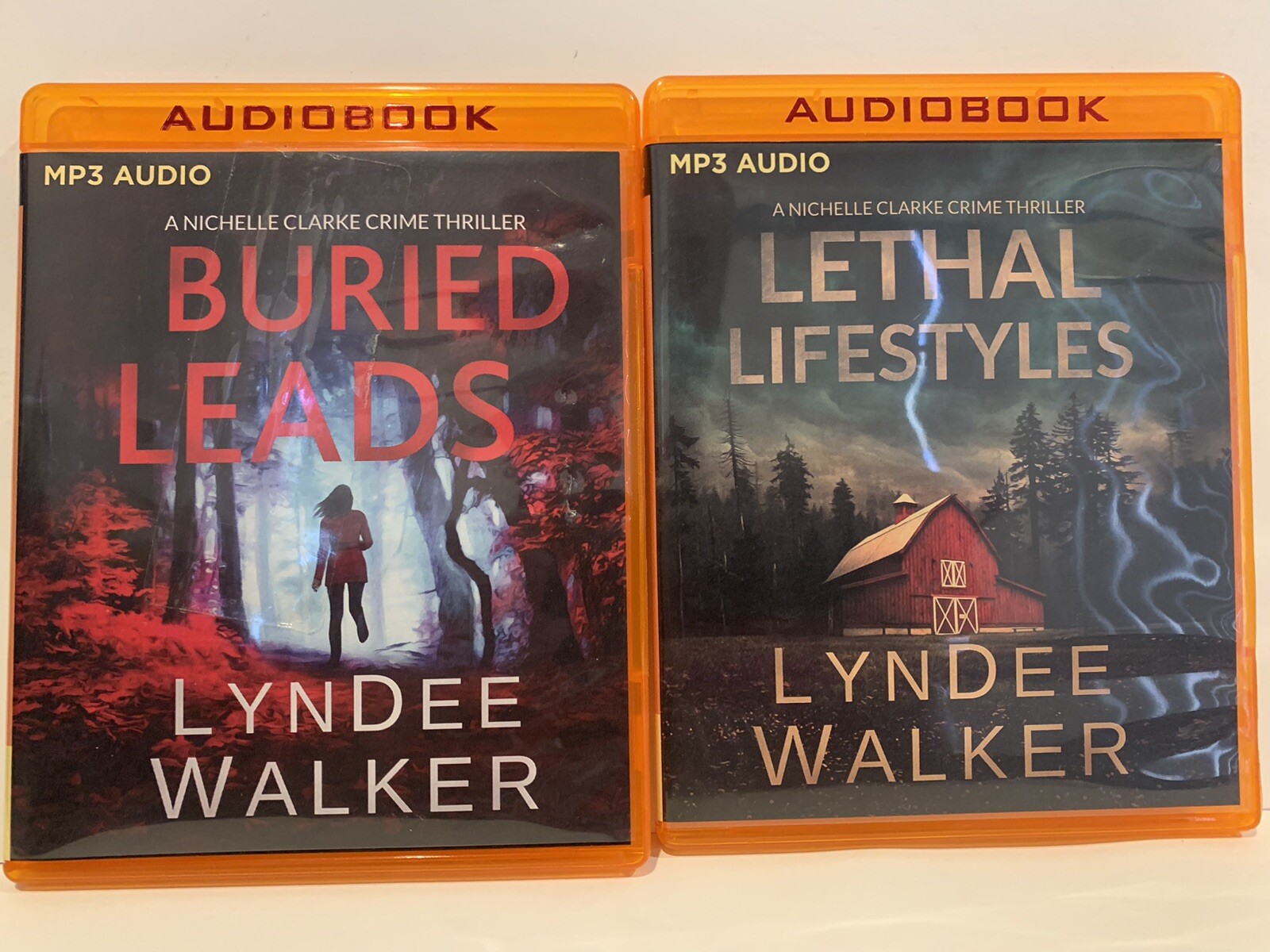 Lot of 3 MP3 CD Audio Books by LynDee Walker, Nichelle Clarke Crime ...