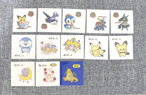 Pokemon Bread Deco Character Seal Poke Mix Pokemon Cafe Poke Piece Bulk ...