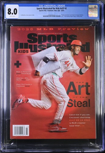 Elly Del La Cruz SPORTS ILLUSTRATED FOR KIDS 2025 CGC 8.0 Luka Cooper ...