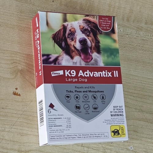 K9 Advantix II Flea Tick and Mosquito Prevention for Large Dogs 21 ...