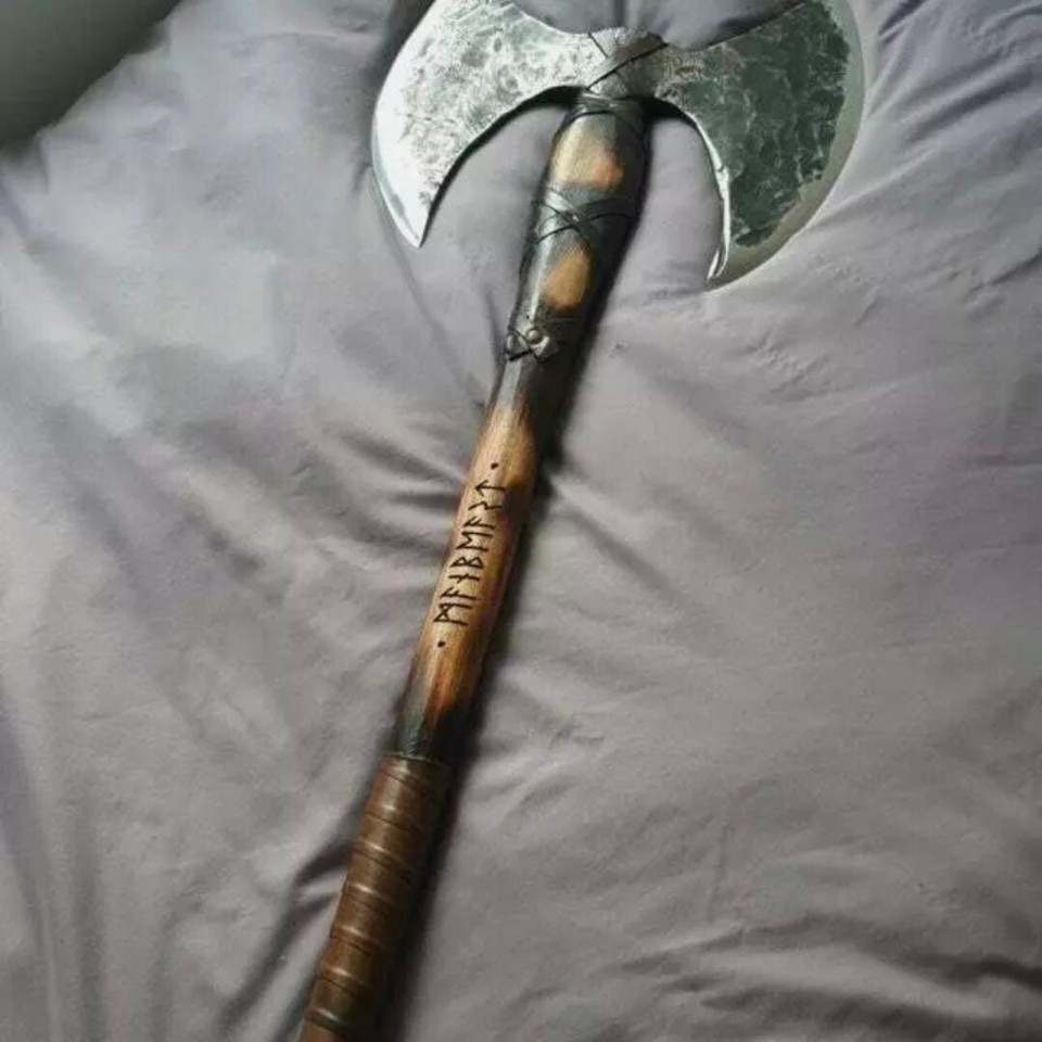 Large Norse Axe, Double Blade Axe, Double Head Viking AXE Large VIKINGS ...