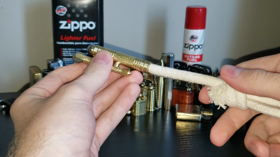 Vintage Lighter Retro Trench Rattlesnake Rope Velvet Metal Fire Starter ...