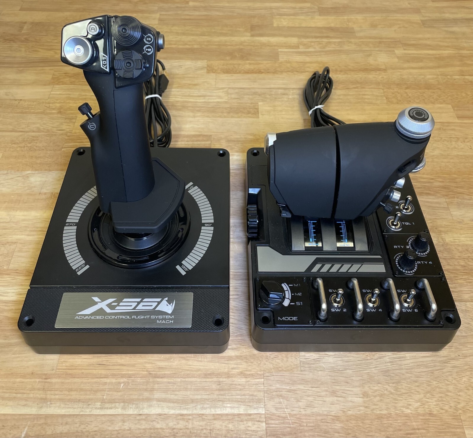 Logitech G X56 H.O.T.A.S. RGB Throttle and Stick Simulation Controller ...