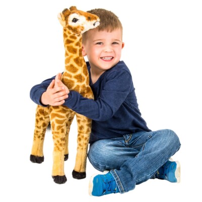 Standing Plush Giraffe (25 inch) Realistic Stuffed Animal Toy | eBay